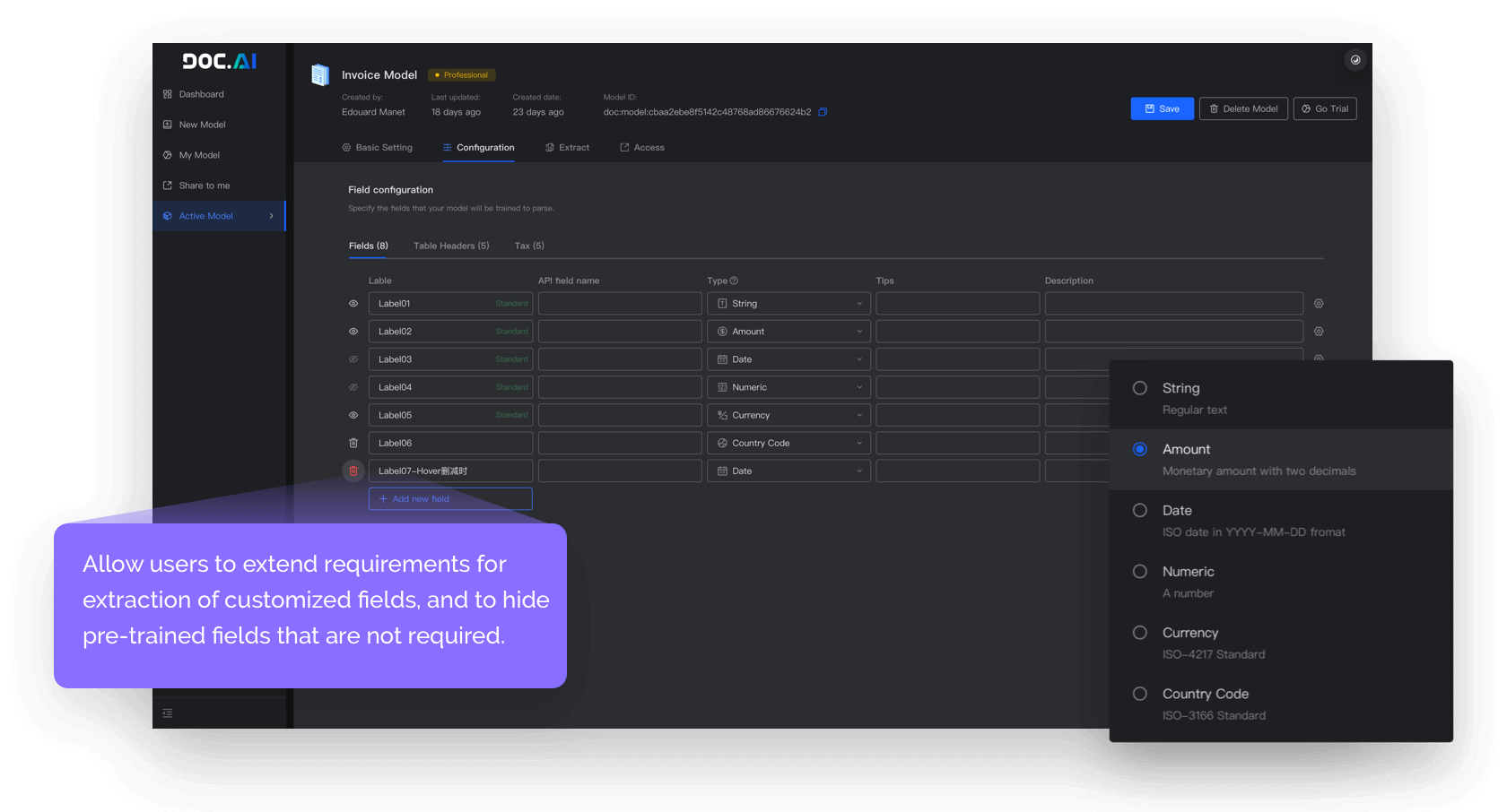 Document AI Identification